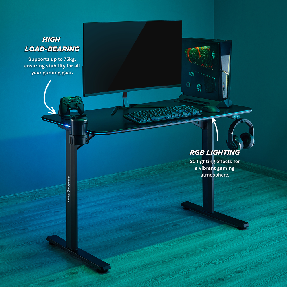 Rift Gaming Desk - 113 & 136cm Wide – Outshine Gaming